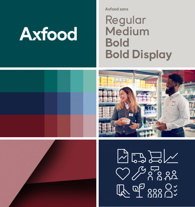 Aligning all to the Axfood brand with a digital brand portal